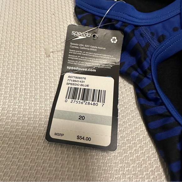 Speedo | Swim | Nwt Speedo Girls Competition Modern Matrix Flyback In ...